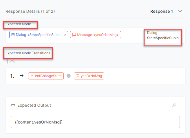 Test Case Assertion - Kore.ai Documentation V10.1