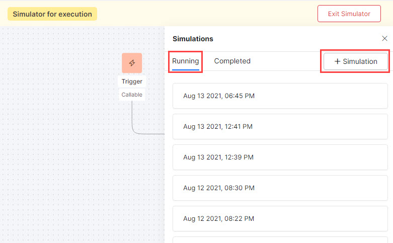 How to Simulate a Process Instance? - Kore.ai Documentation
