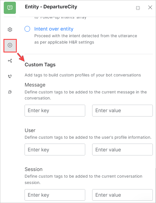 Custom Meta Tags – Kore.ai Documentation