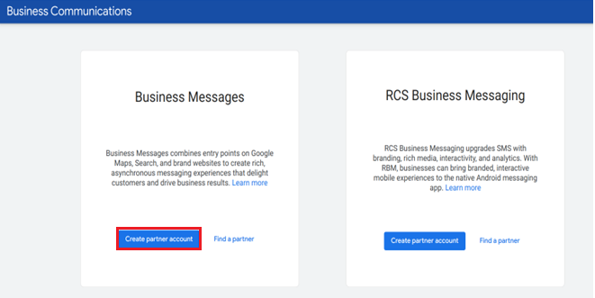 Adding the Google Business Messaging Channel - v10