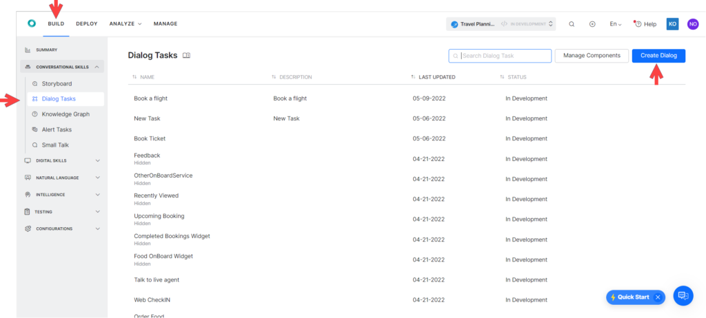 Using the Dialog Builder - v10