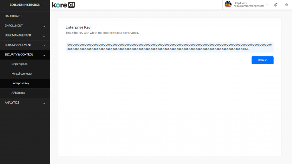 Security & Control Module Overview - Kore.ai Documentation v8.1