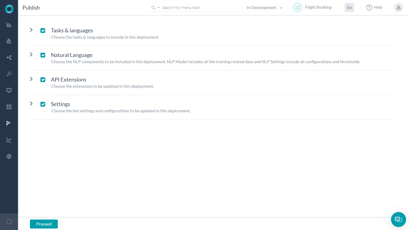 Publishing your Bot - Kore.ai Documentation v8.1
