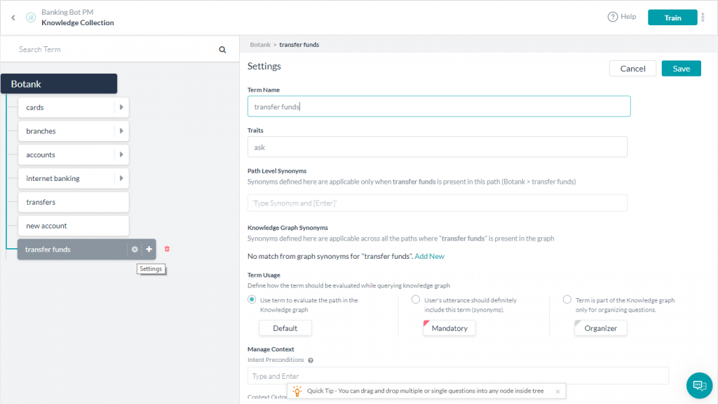 How to Use Traits - Kore.ai Documentation v8.1