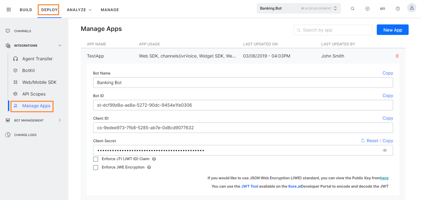 Using Kore.ai APIs - Kore.ai Documentation v9.0