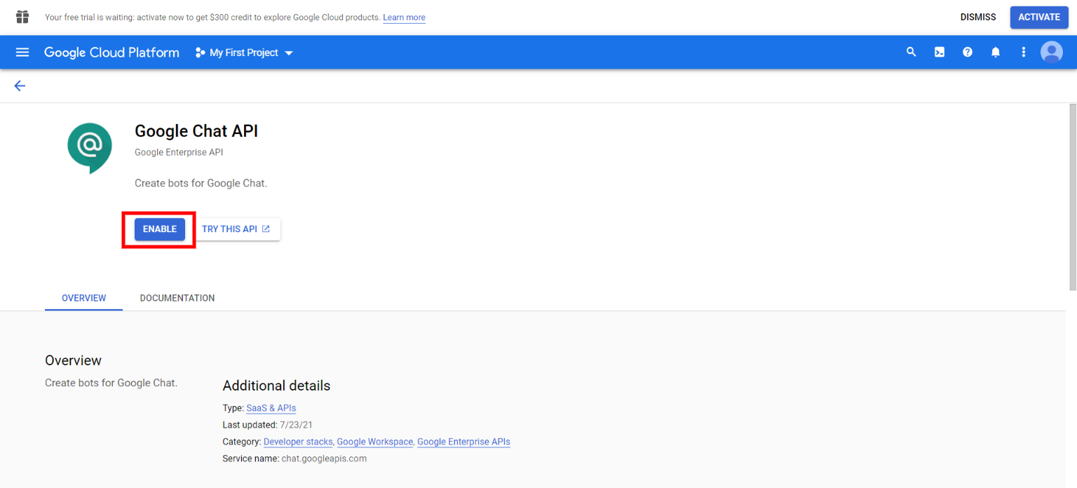 Adding the Google Chat Channel - Kore.ai Documentation v9-1