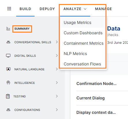 NLP Metrics - Kore.ai Documentation v9-1