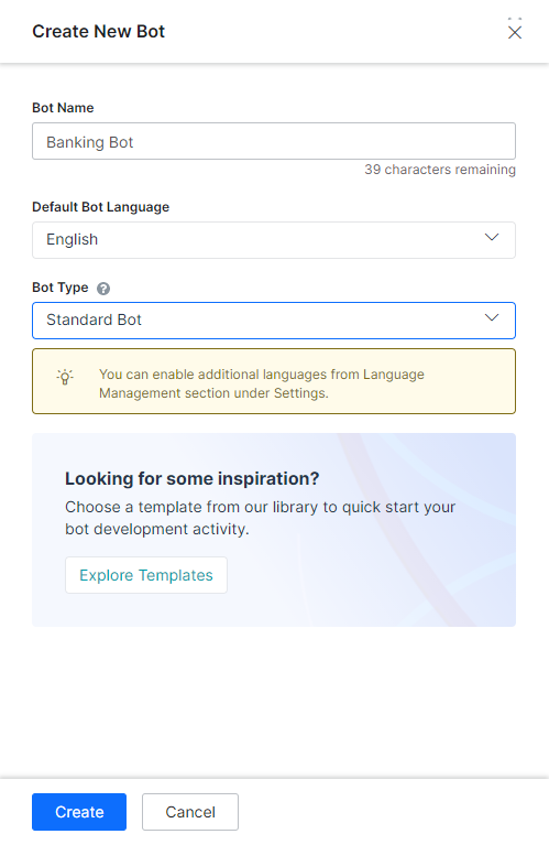 Develop - Standard Bot - Kore.ai Documentation v9-1