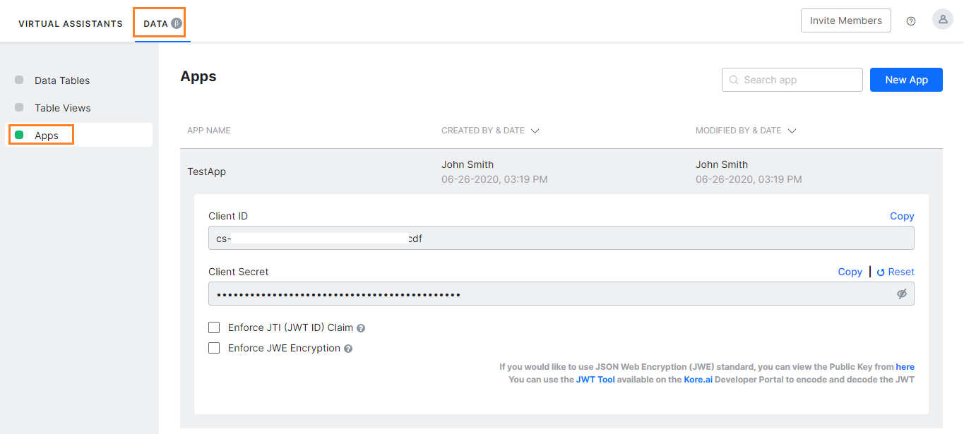 App Definition - Kore.ai Documentation v9-1
