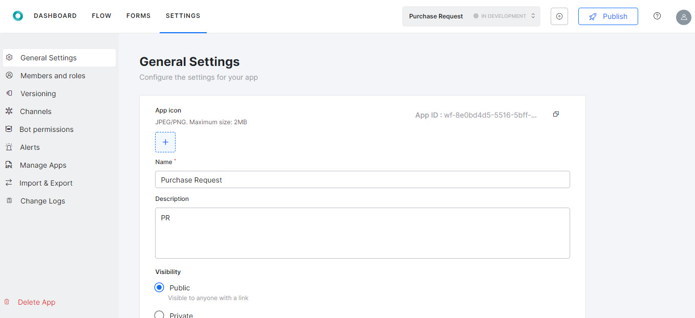General Settings - Kore.ai Documentation v9-1