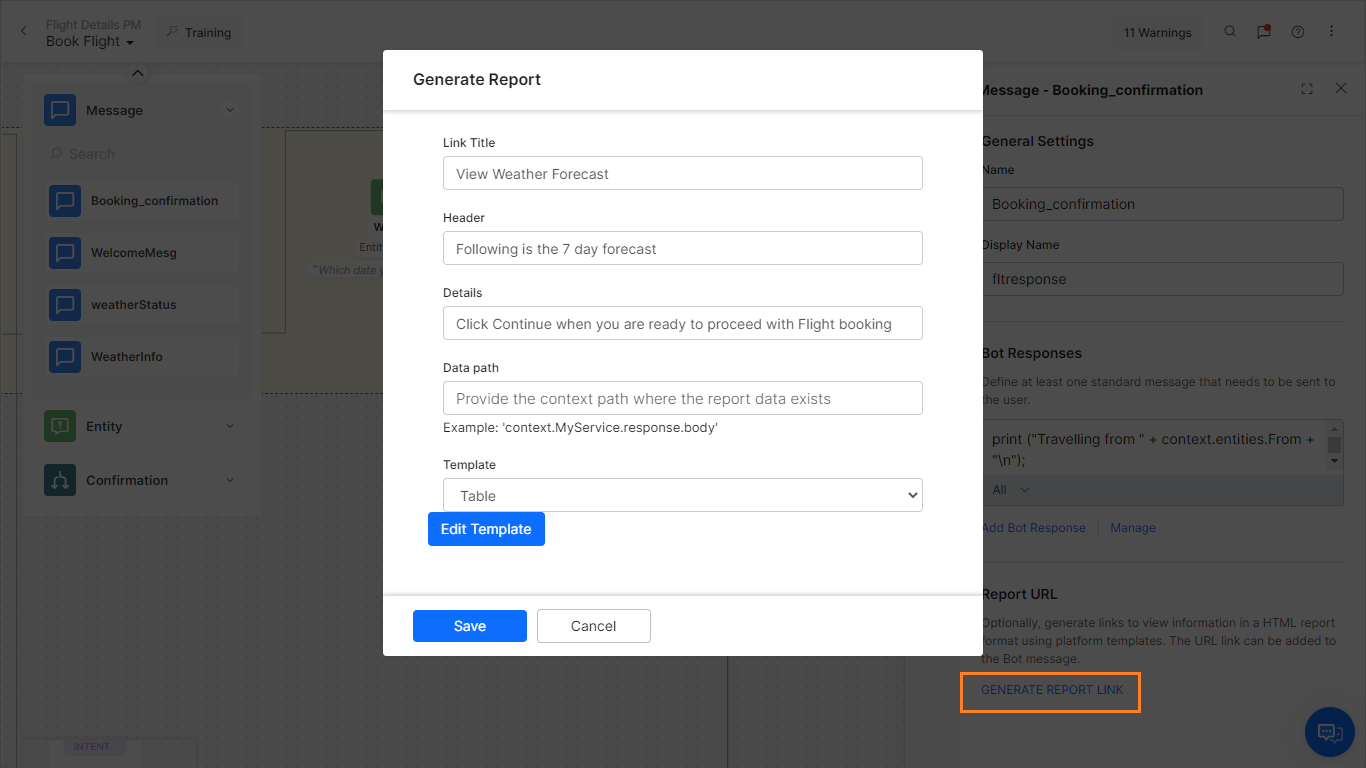 Message (Bot Response) Nodes - Kore.ai Documentation v9-3