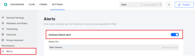 Alerts - Kore.ai Documentation